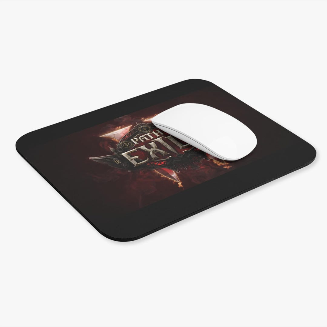 Path of Exile Logo Mouse Pad | Gaming Desk Mat, Dark Fantasy Artwork - Etsy