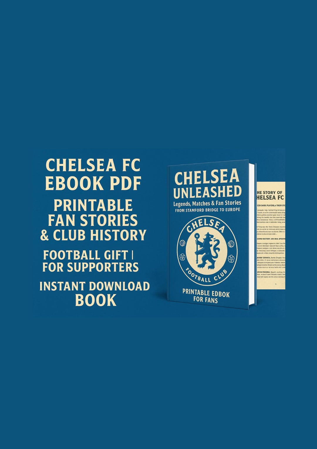 Chelsea FC History PDF – Printable Ebook for Football Fans – Club ...