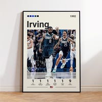 Kyrie Irving Digital Poster - Dynamic NBA Collage & Basketball Wall Art ...