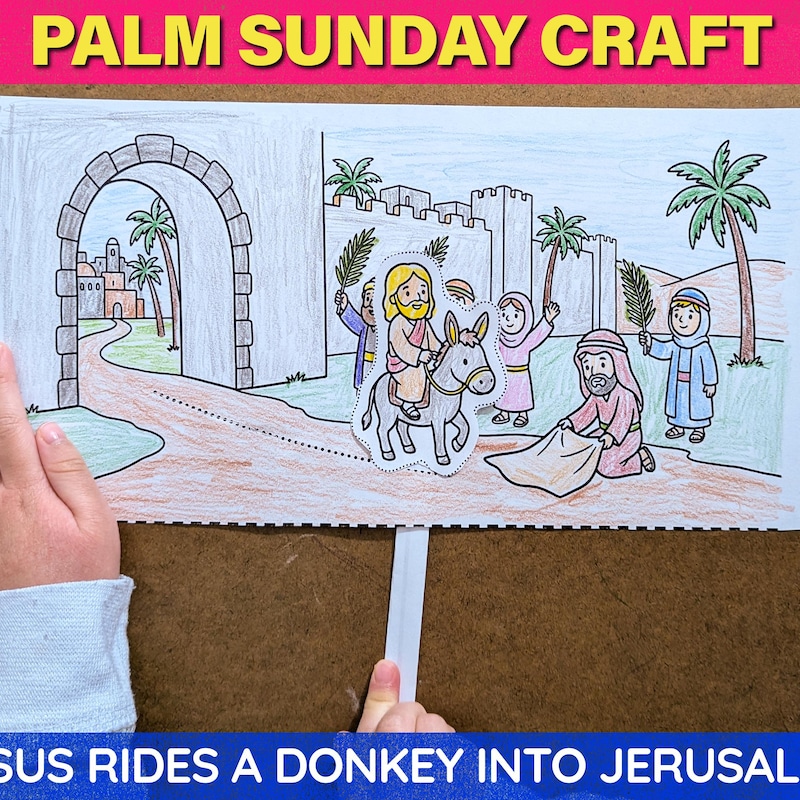 Jesus Enter in Jerusalem - Etsy