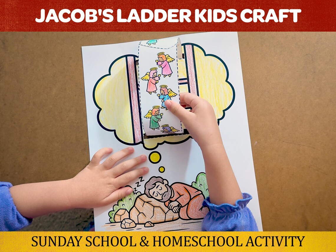 Jacobs Ladder Craft Kit for Kids | Fun & Easy Genesis Bible Lesson ...