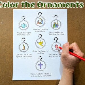 Chrismon Ornaments Kids Craft Kit | DIY Christmas Tree Sunday School ...