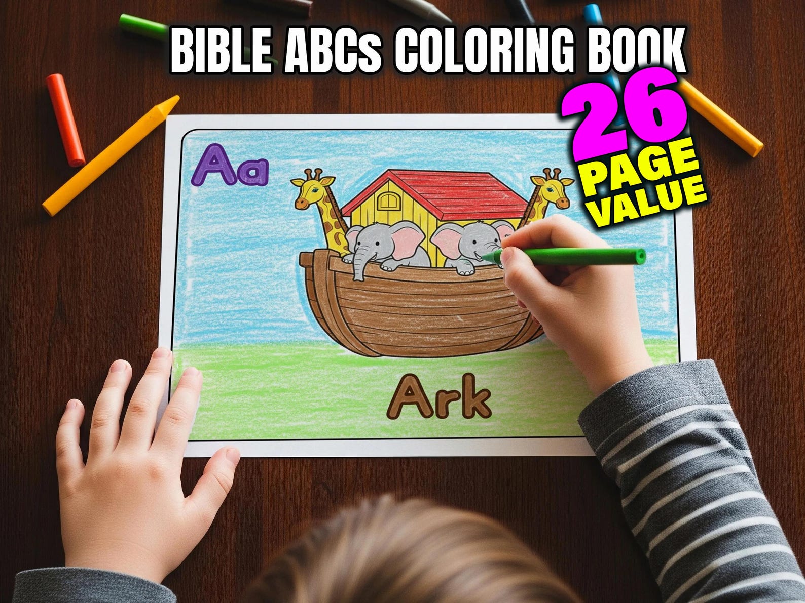 Abcs Alphabet Bible Coloring Pages | Christian Education Coloring Book ...