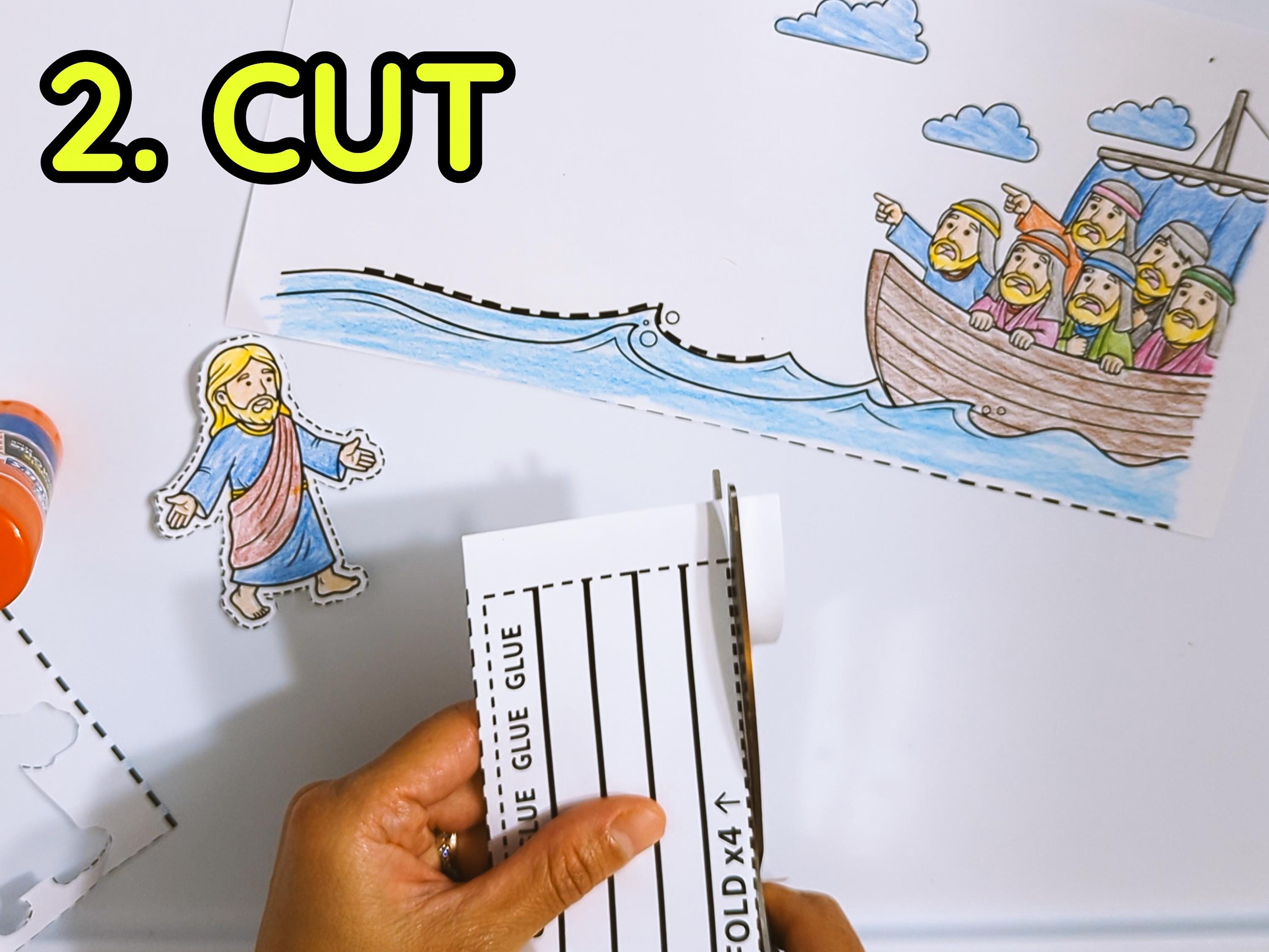 Jesus Walks on Water Craft Kit for Young Kids | Simple Kinder & Early ...