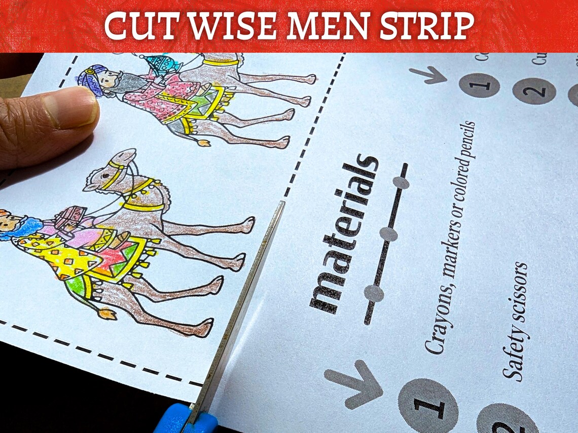 Wise Men Sunday School Christmas Craft for Kids | Magi Follow the Star ...