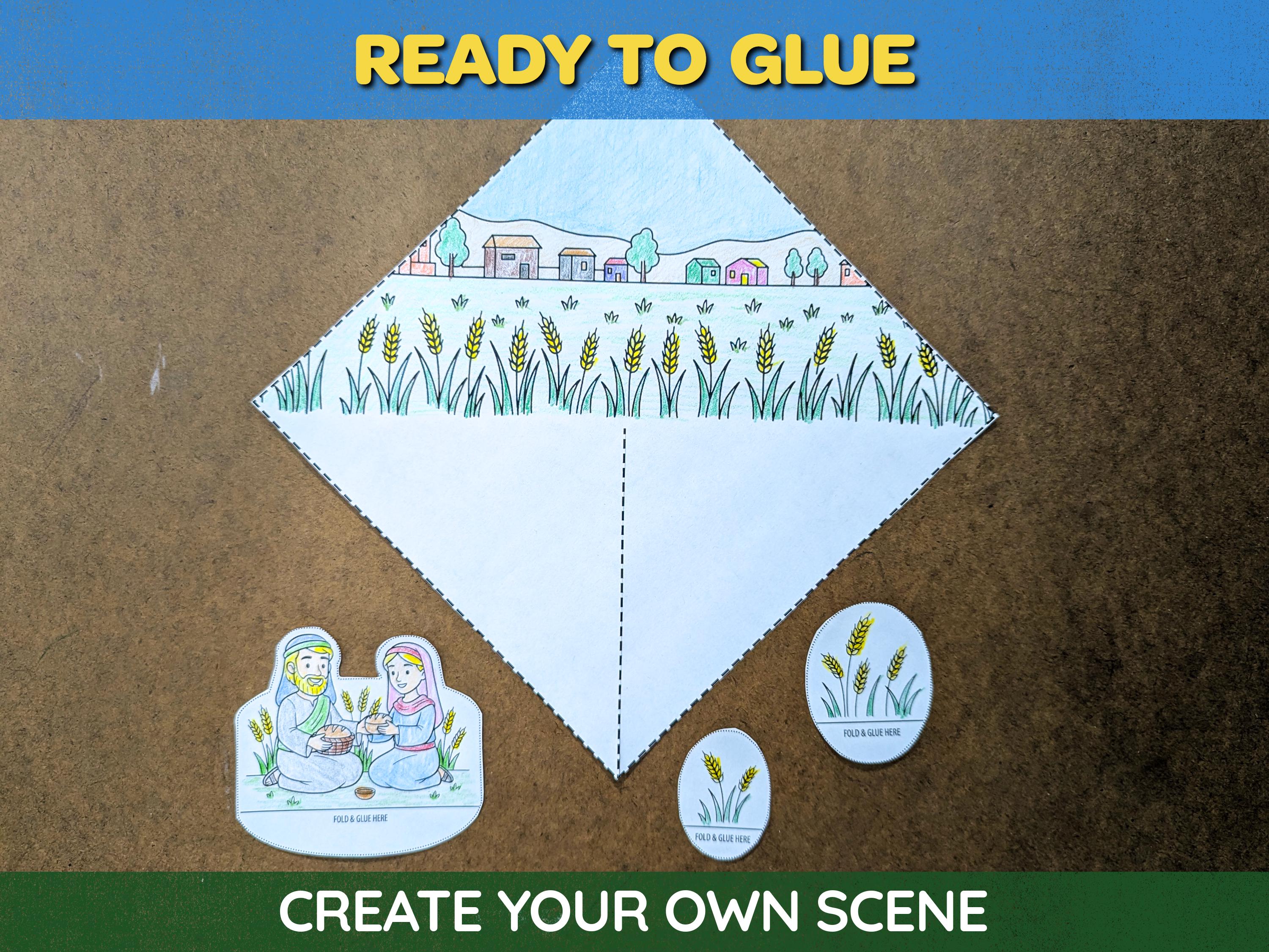 Ruth & Boaz Diorama Paper Craft Kit | Kindness, Grace and Redemption ...