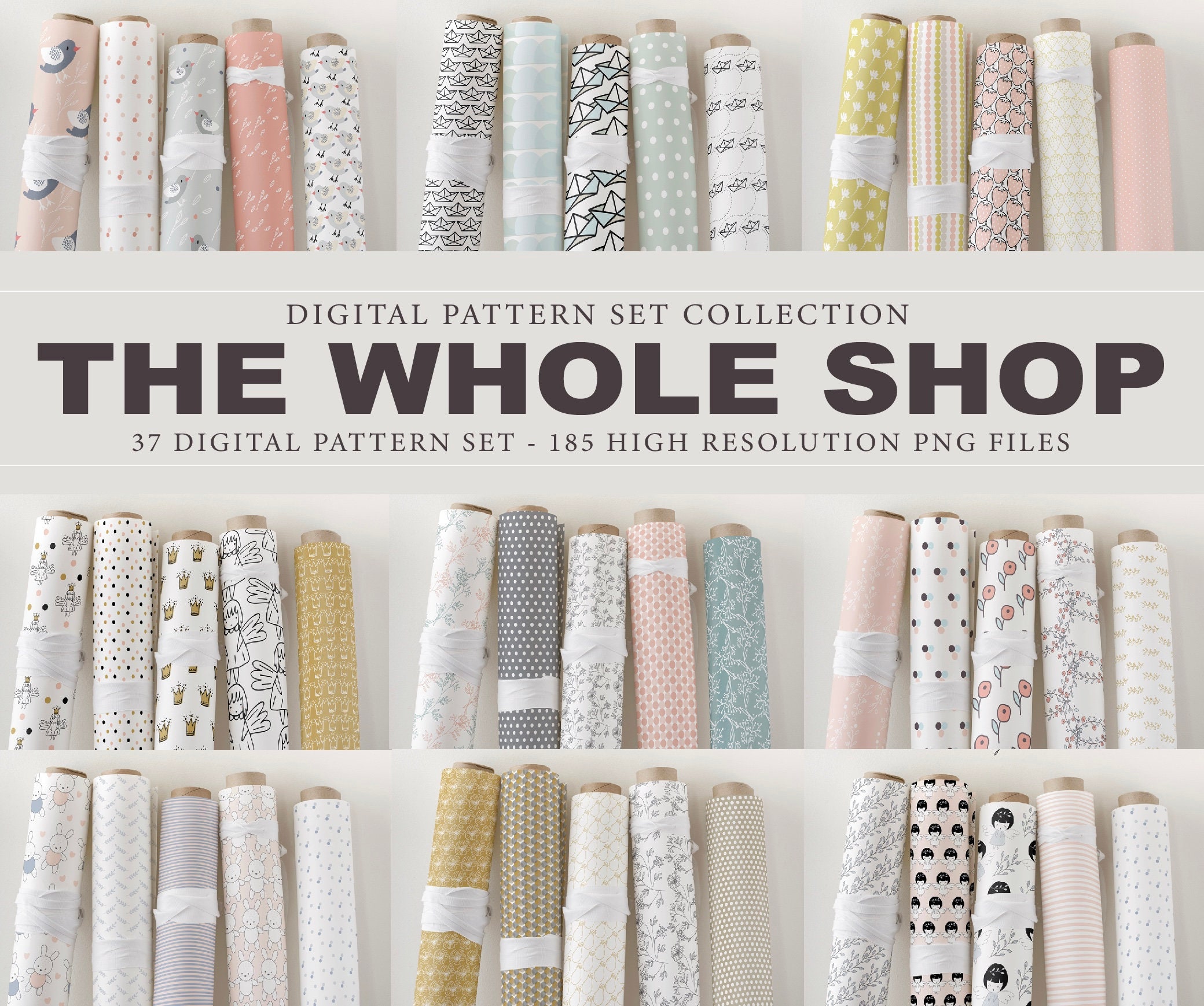 Digital Pattern Set Bundle, the Whole Shop Pass, Digital Pattern Set ...