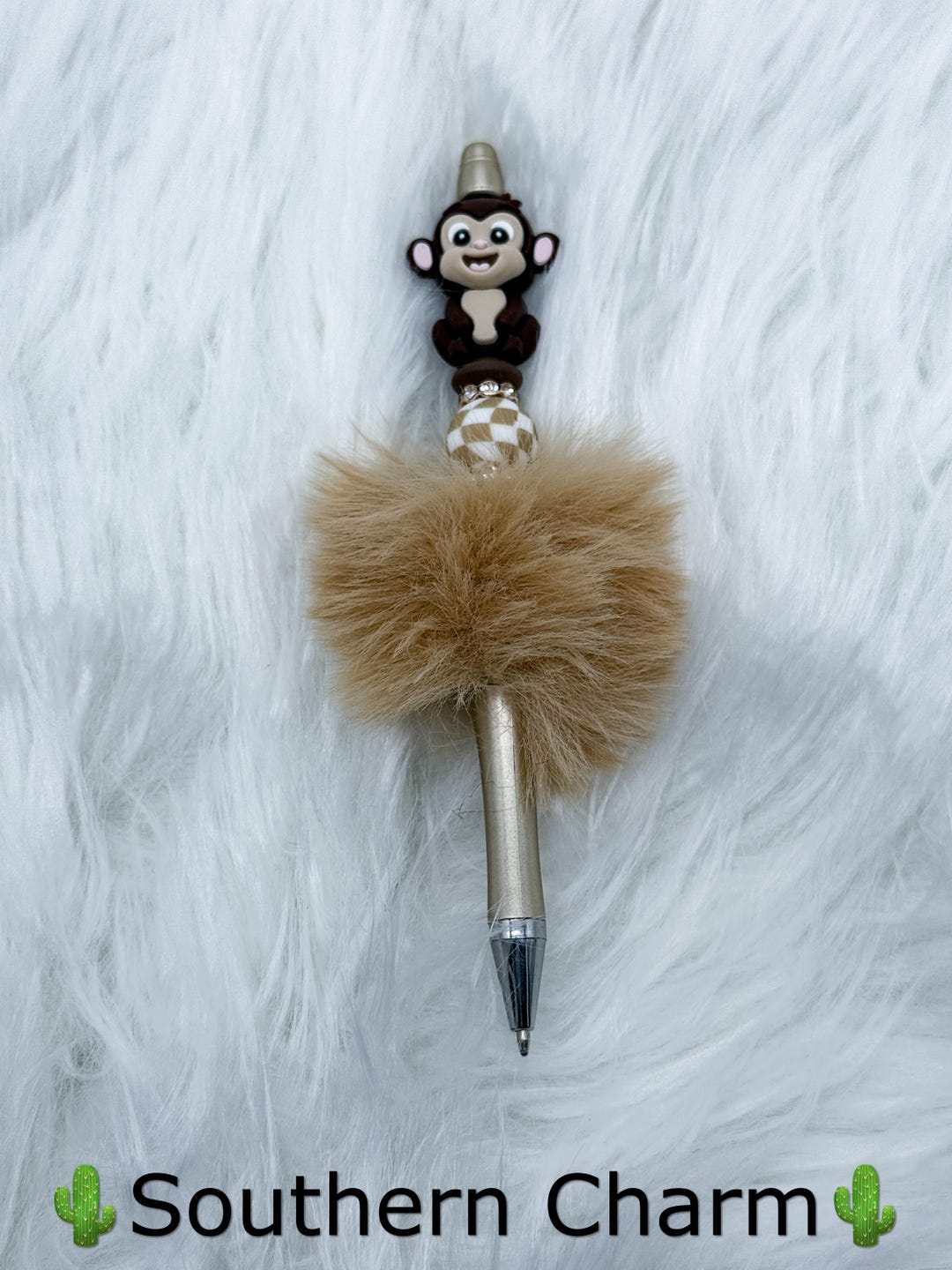 Monkey, Bead, Beaded, Refillable, Pen, Accessories / Christmas Gifts - Etsy
