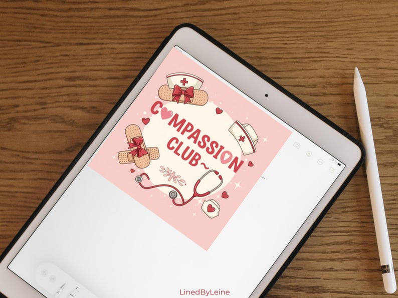 Compassion Club PNG Christian Coquette Nurse Design | Trendy Faith ...