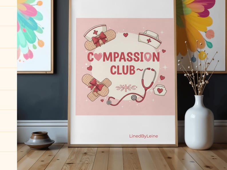 Compassion Club PNG Christian Coquette Nurse Design | Trendy Faith ...