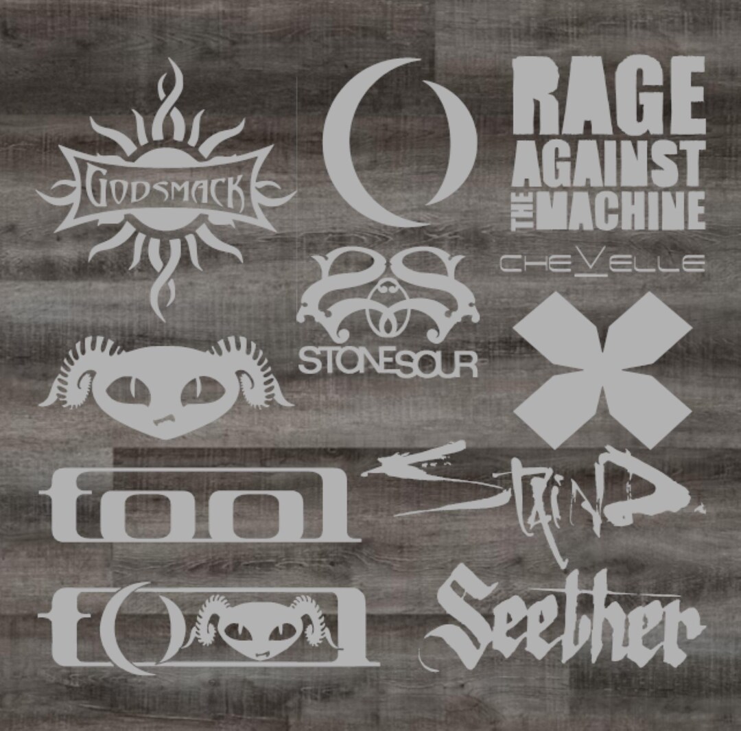 Alternative Metal Vinyl Stickers Section - Etsy