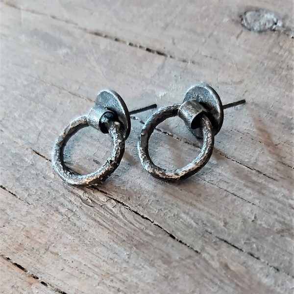 Rustic Earrings - Etsy