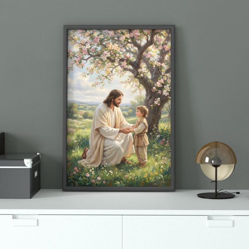 Jesus and Little Boy, Jesus and Kids, Jesus With Children, Jesus Art ...