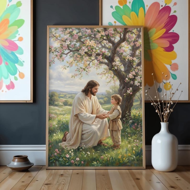 Jesus and Little Boy, Jesus and Kids, Jesus With Children, Jesus Art ...