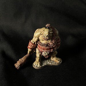 Hand Painted Dnd Orc Chief Monster Mini (ogre Chieftain TTRPG Hill ...