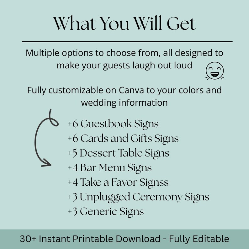 Humorous Wedding Signs - Etsy