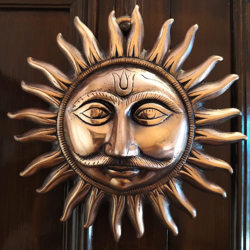 Copper Sun Wall Art - Etsy