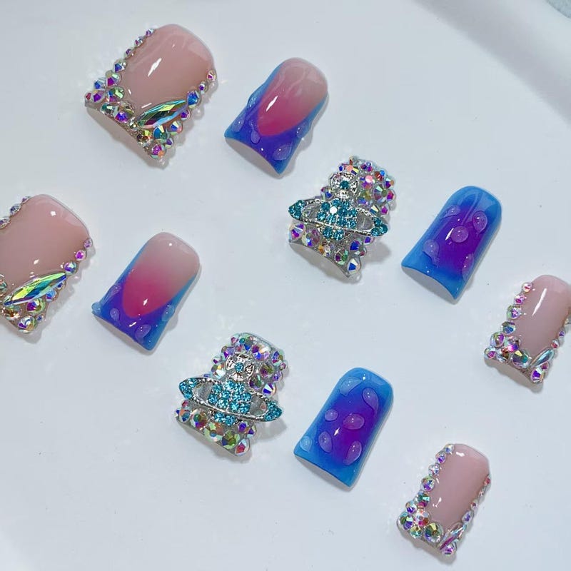 Blue Duck Nails - Etsy