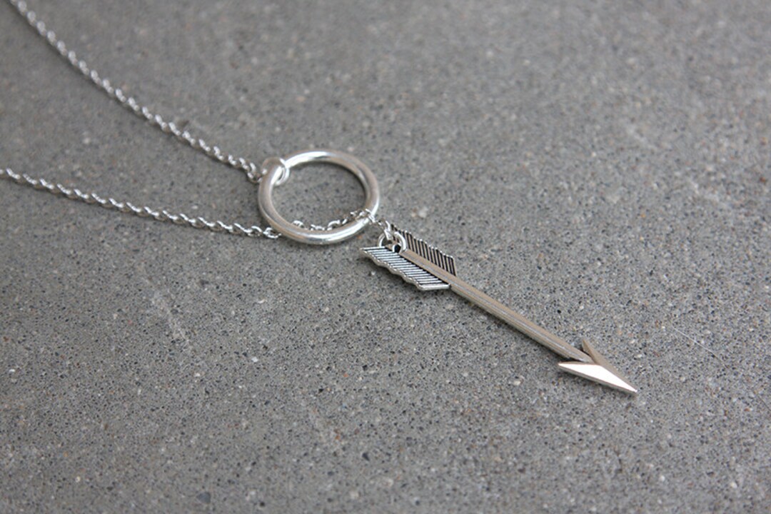 Arrow Lariat Necklace, Merida Necklace for Disneybounding, Archery ...