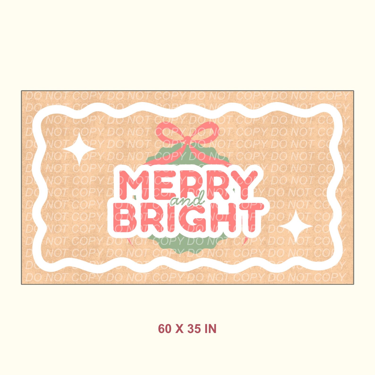 Merry and Bright Banner, Christmas Party Banner, Christmas Banner ...