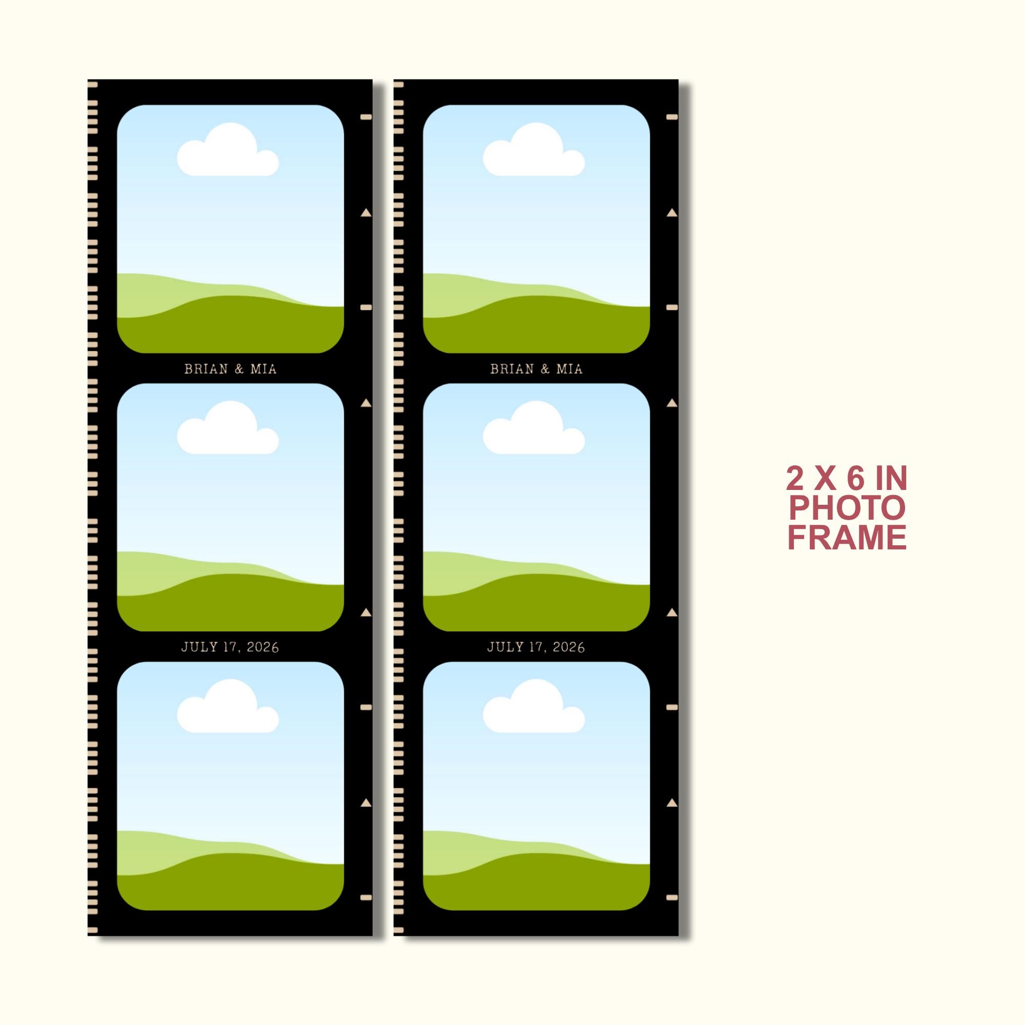 Vintage Film Photo Booth Template, Vintage Classic Photo Booth Template ...