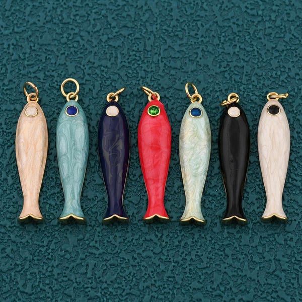 Fish Charms - Etsy