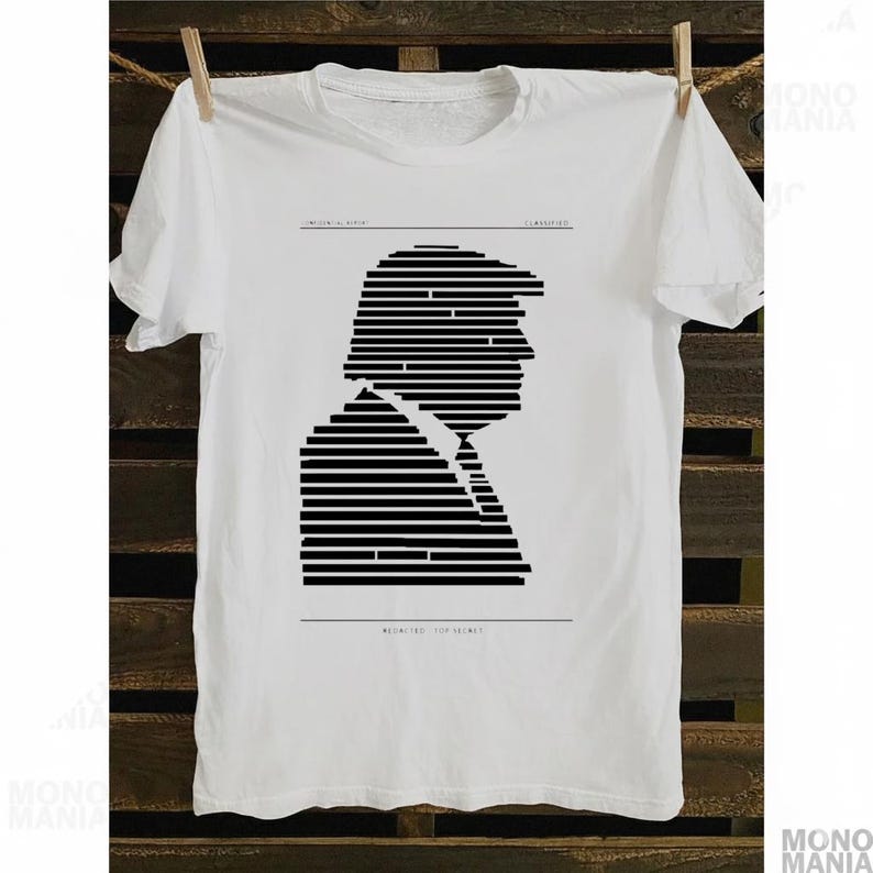 Redacted Trump Silhouette PNG – Secret Agent Design (digital Download ...