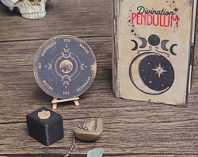 Mini Pendulum Fortune Telling Witchcraft Tools Gift Sets Tiny ...