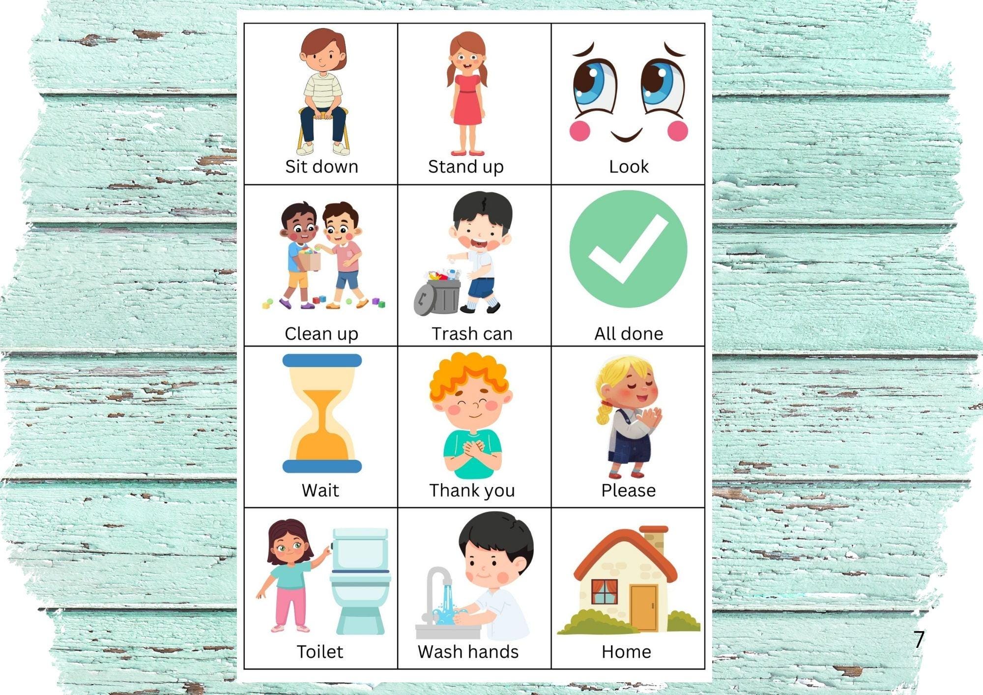 Printable Communication Cards Pecs | Emotions, Feelings & Daily Needs ...