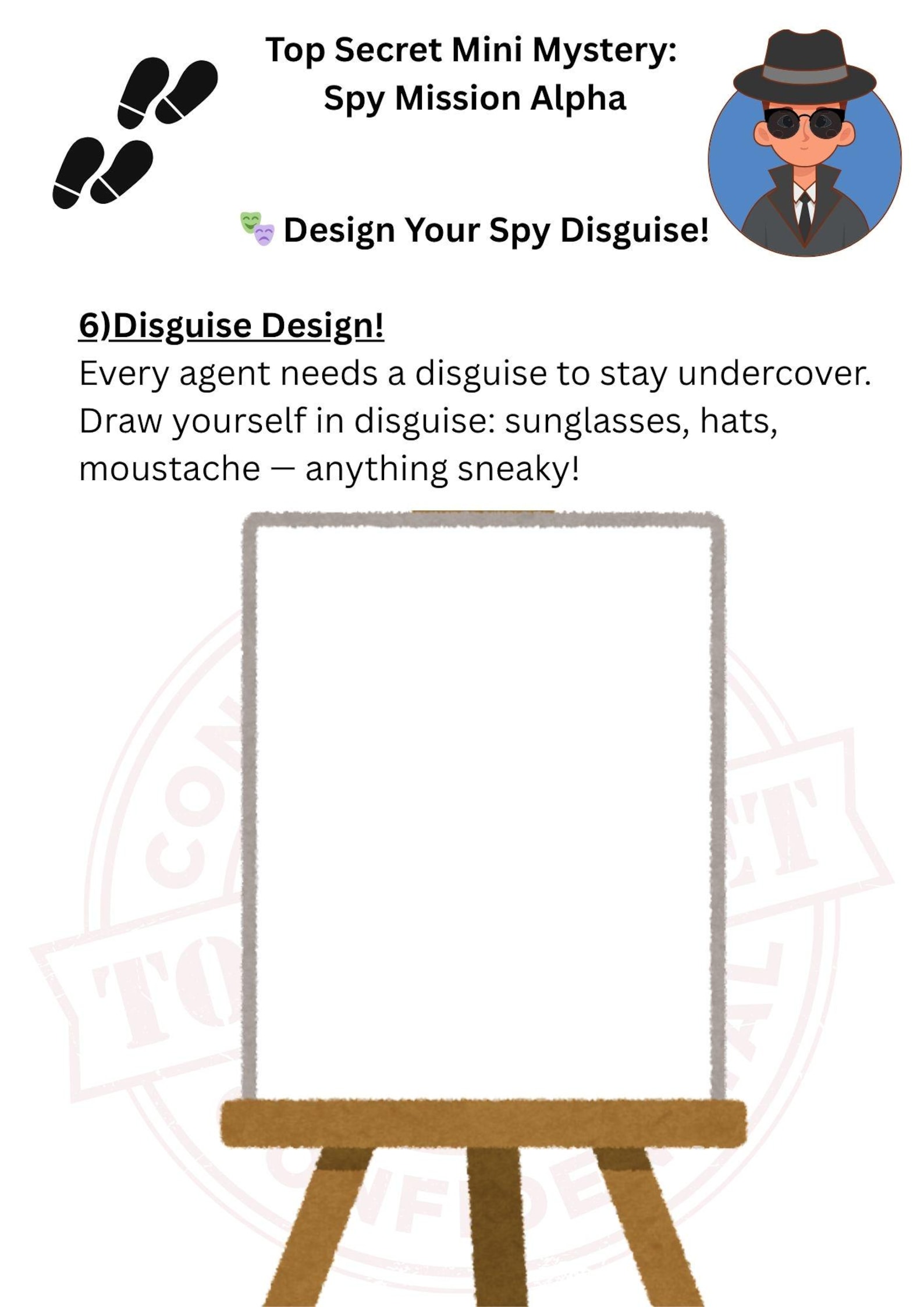 Kids Spy Mission Printable: Secret Agent Game, Code Breaker (PDF ...