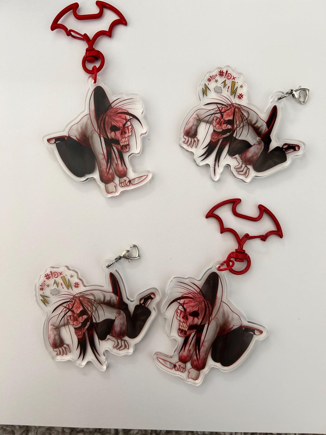 SHIPPING NOW!! Jeff the Killer Keychains - Etsy