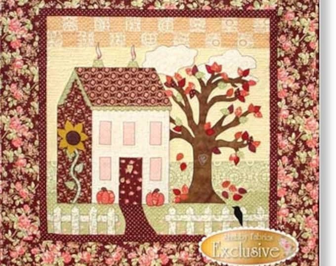 Little Garden House in Autumn Quilt Pattern by Shabby Fabrics FREE ...