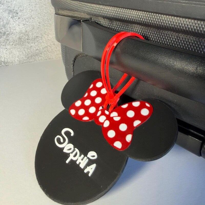 Mickey Name Tag - Etsy