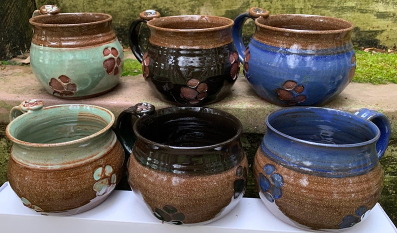 Paw Print Chowder Mug - Etsy