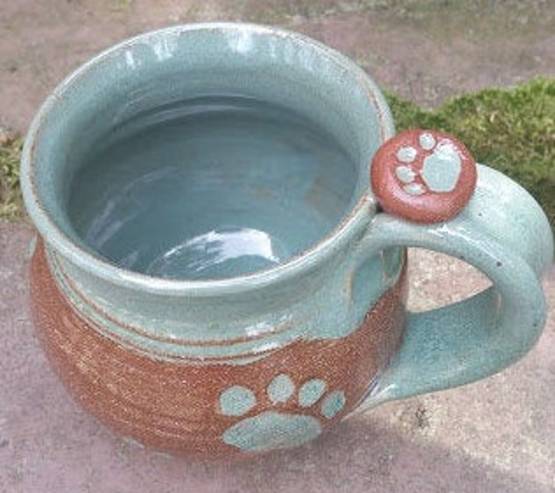 Paw Print Chowder Mug - Etsy