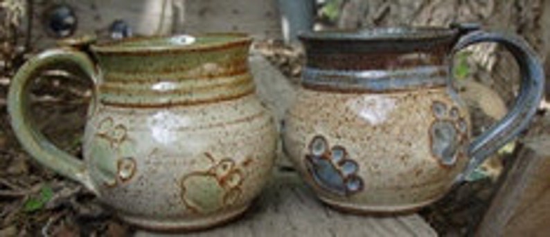 Paw Print Chowder Mug - Etsy
