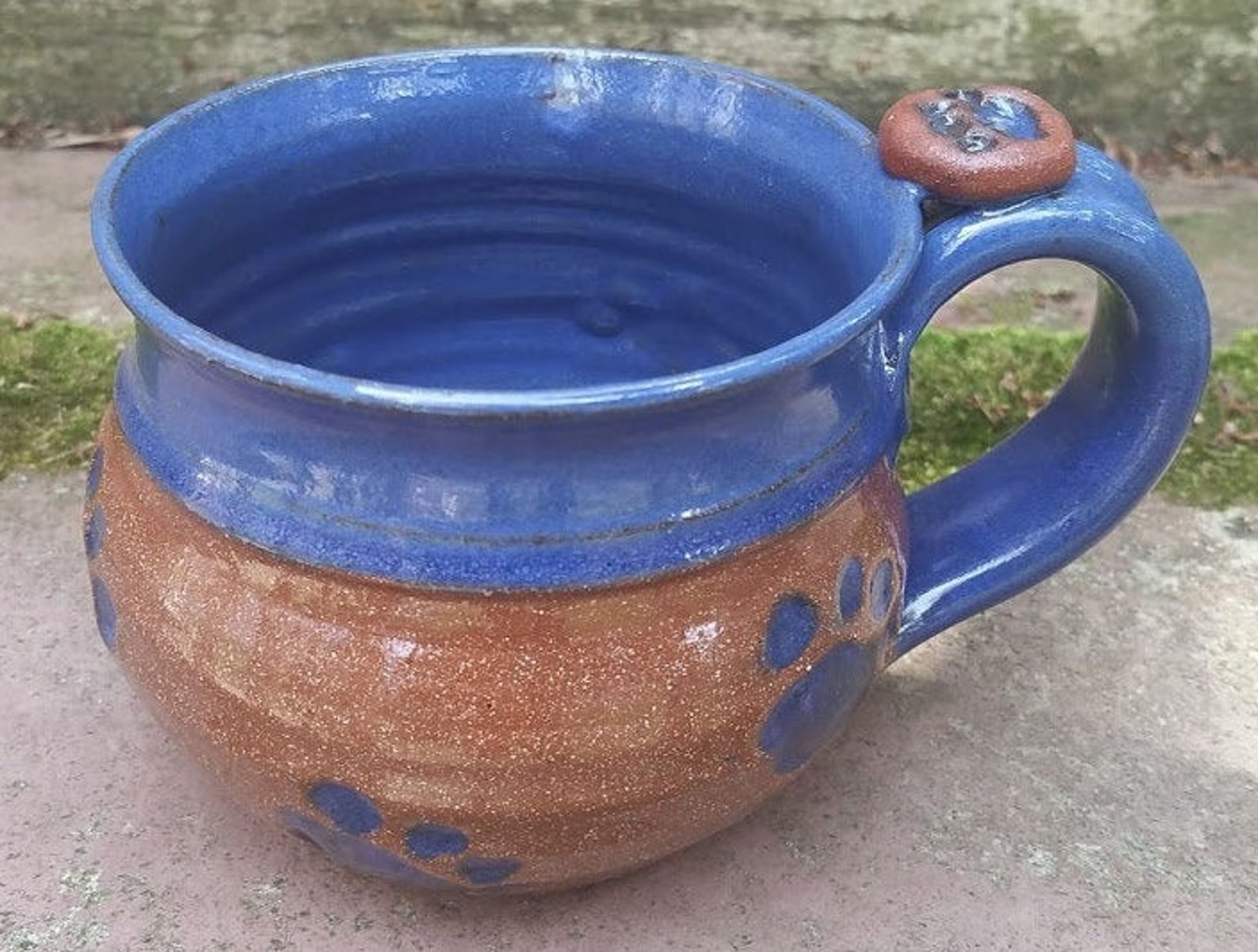 Paw Print Chowder Mug - Etsy