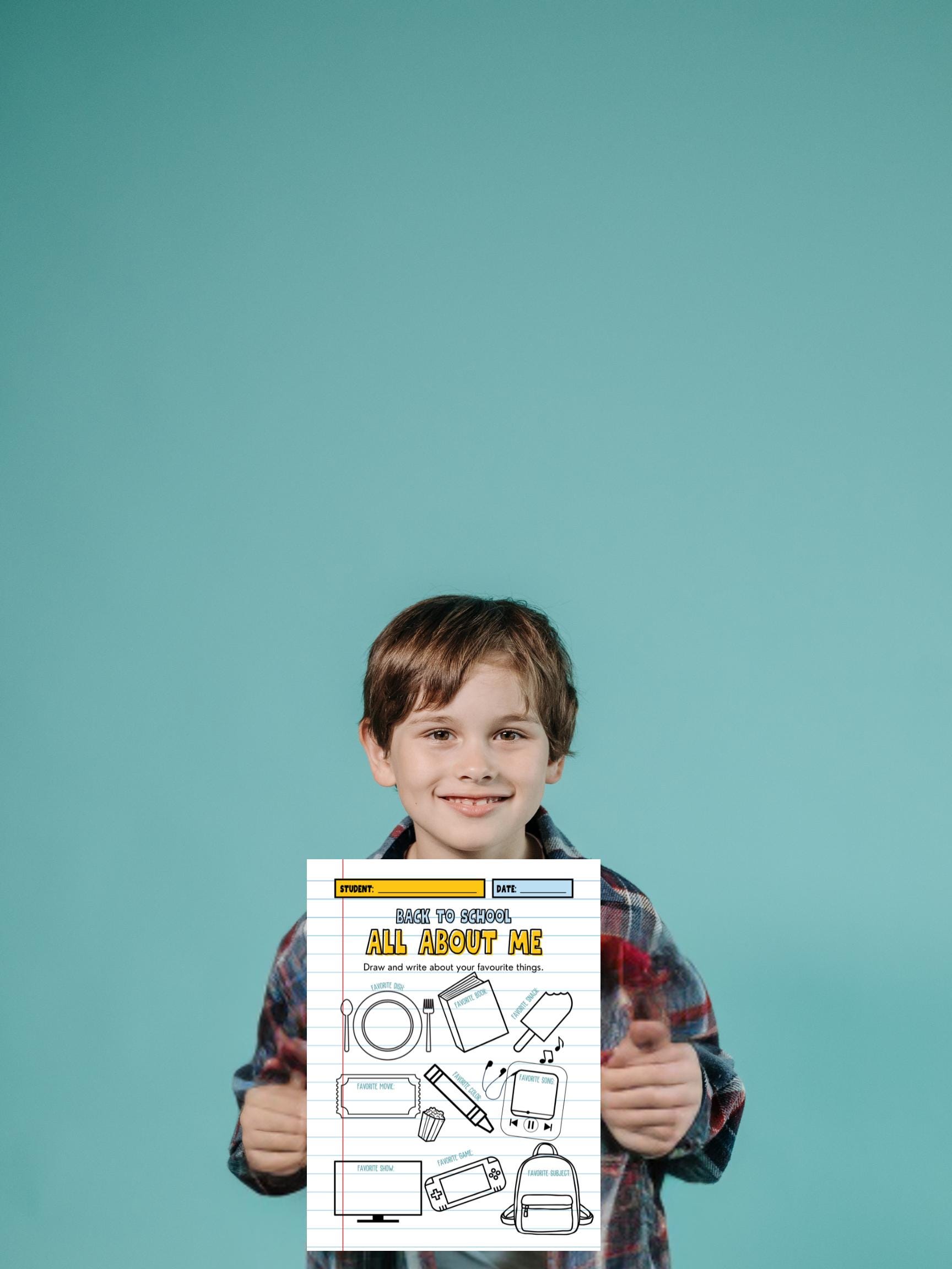 All About Me Worksheet | Back to School Printable (PDF) - Etsy