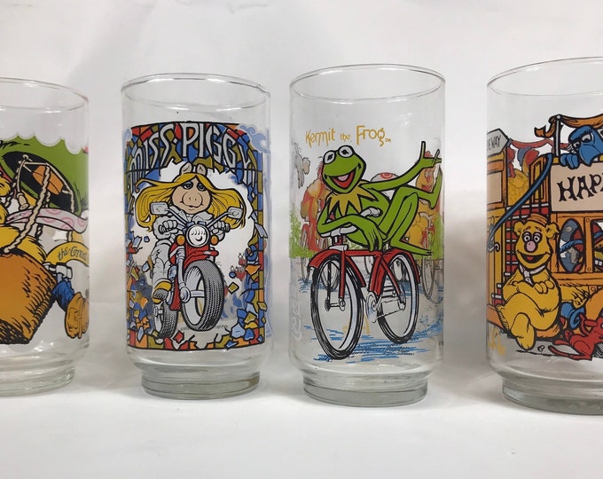 Muppets, Mcdonald’s, Set of 4, Great Muppet Caper, Libby, Glasses,new ...