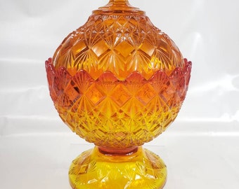 Amberina Glass | Etsy