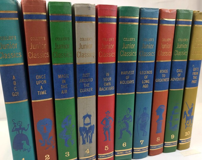 Vintage 1956 Collier's the New Junior Classics COMPLETE Set of 10 ...