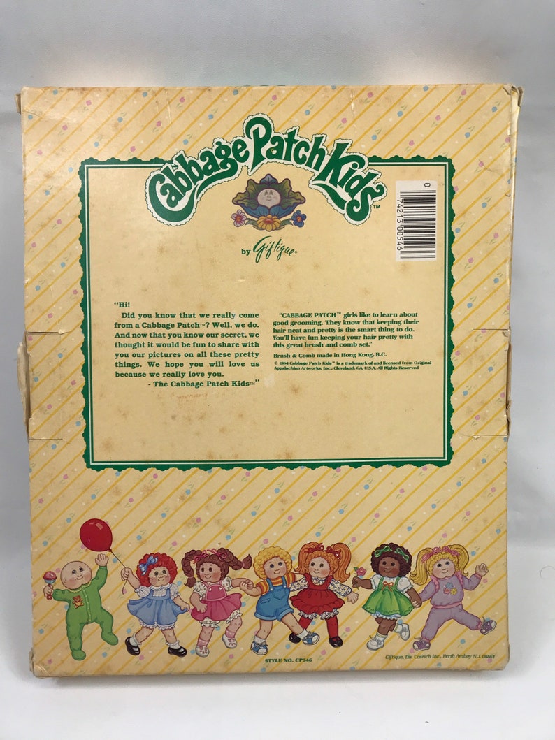 Cabbage Patch Kids Comb Brush Set Cpk - Etsy