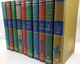 Vintage 1956 Collier's the New Junior Classics COMPLETE Set of 10 ...