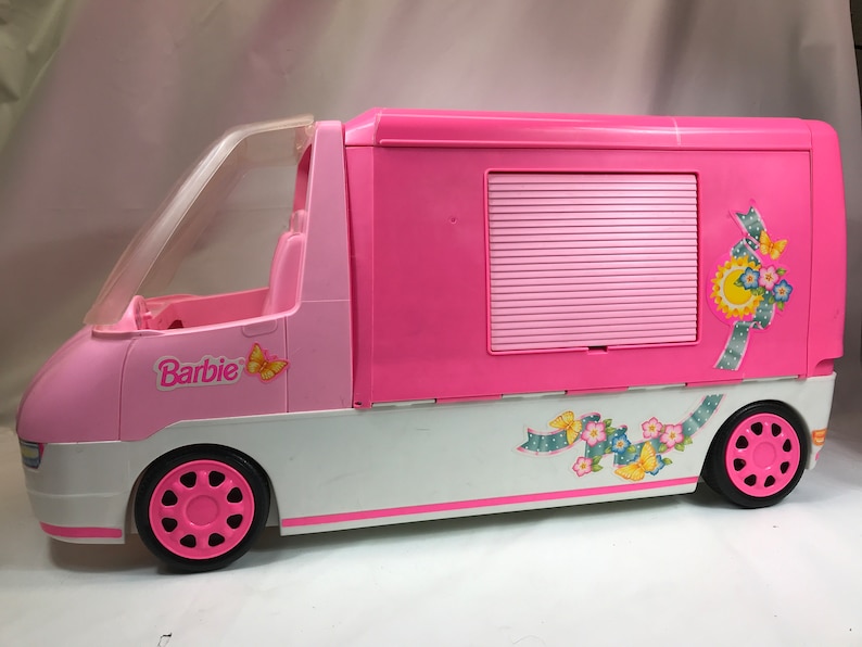 Barbie 90s Pink Camper RV Vintage Toy - Etsy