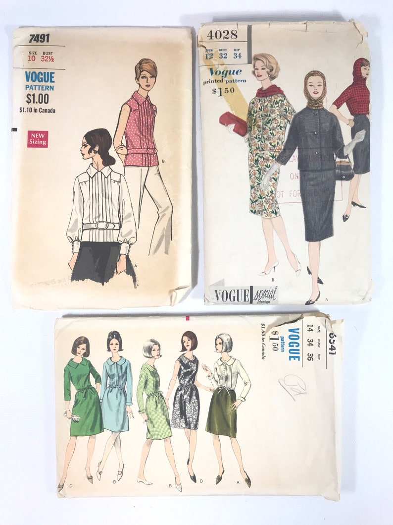 Vintage Teens Misses Patterns/ Vogue/mccalls/ Simplicity - Etsy