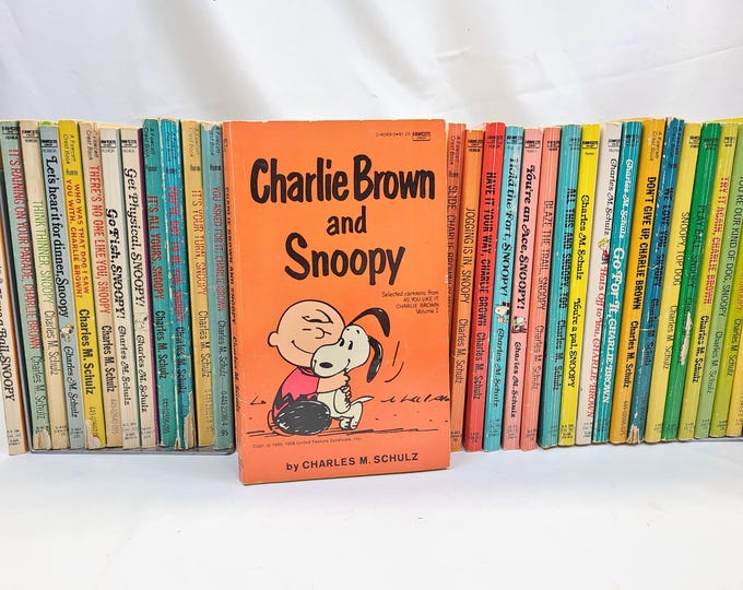 Peanuts Gang, SET, Book Collection, Paperbacks, Charlie Brown, Snoopy ...