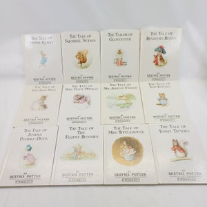 Peter Rabbit, Box Set, 1989, Beatrix Potter, 12 Book Set - Etsy