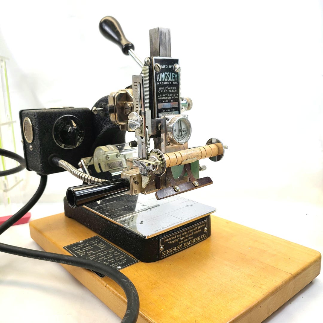 Kingsley M60 Lot, TESTED, Gold Leaf, Stamping Machine, Embossing ...