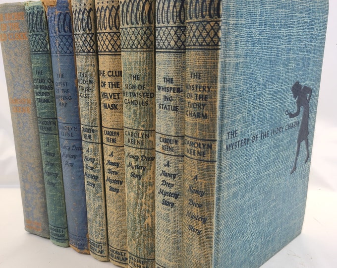 Nancy Drew, SET, Blue Cover,book Set, 1930s - Etsy