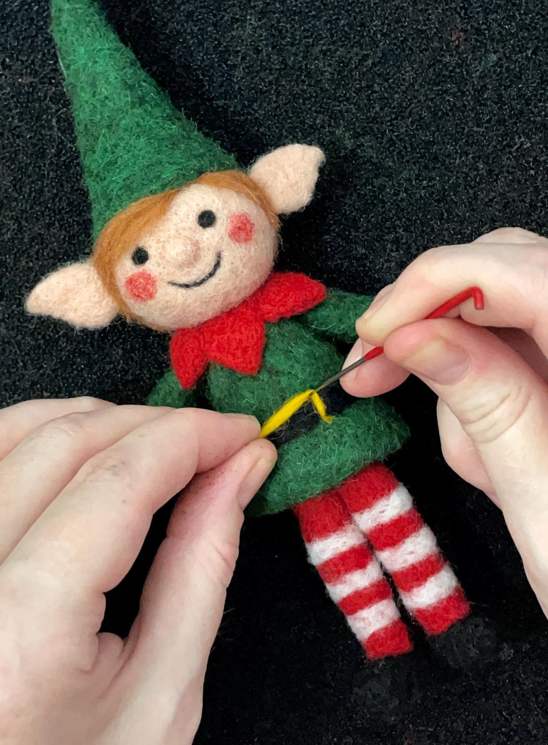 DIY Needle Felting PDF Instructions: Adorable Elf - Etsy